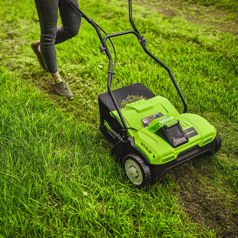 40V Cordless Dethatcher G40DT35 - Buy online at Greenworks